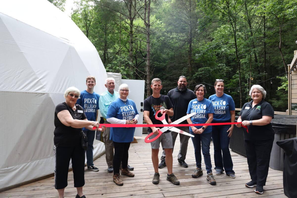 Ribbon Cutting: Glamp Blue Ridge - Gilmer County Chamber