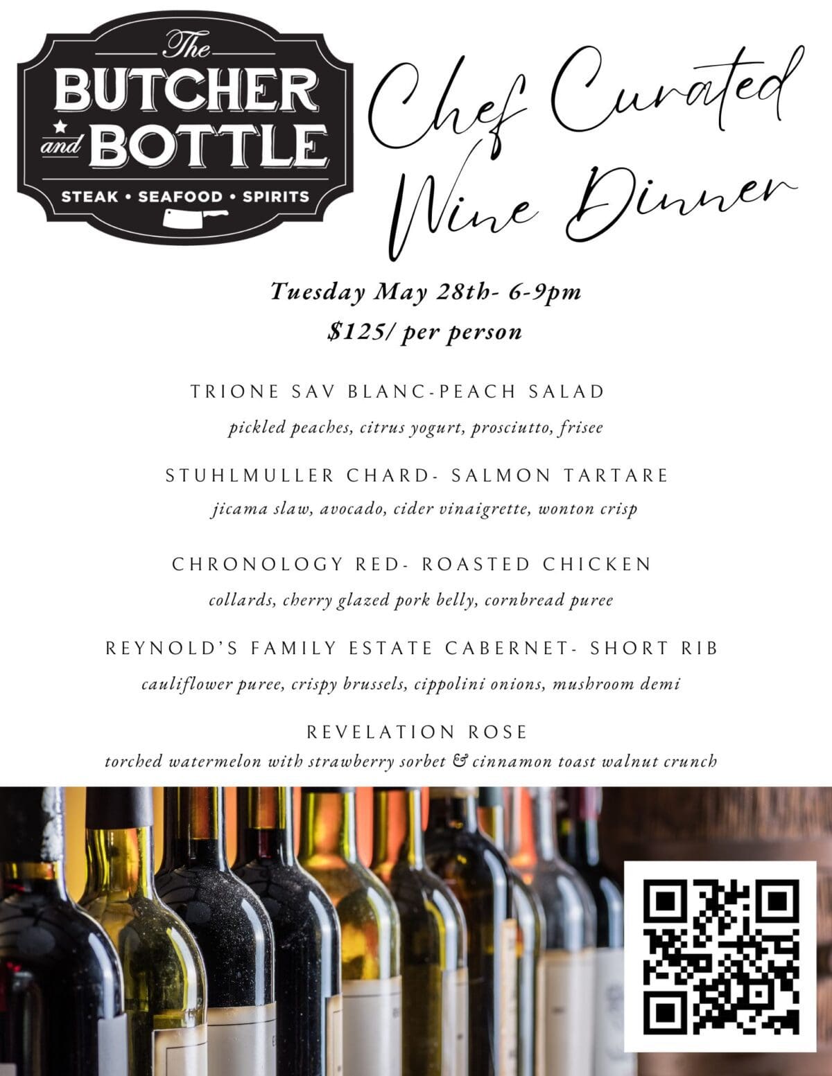 5 course Chef Curated Wine Dinner - Gilmer County Chamber